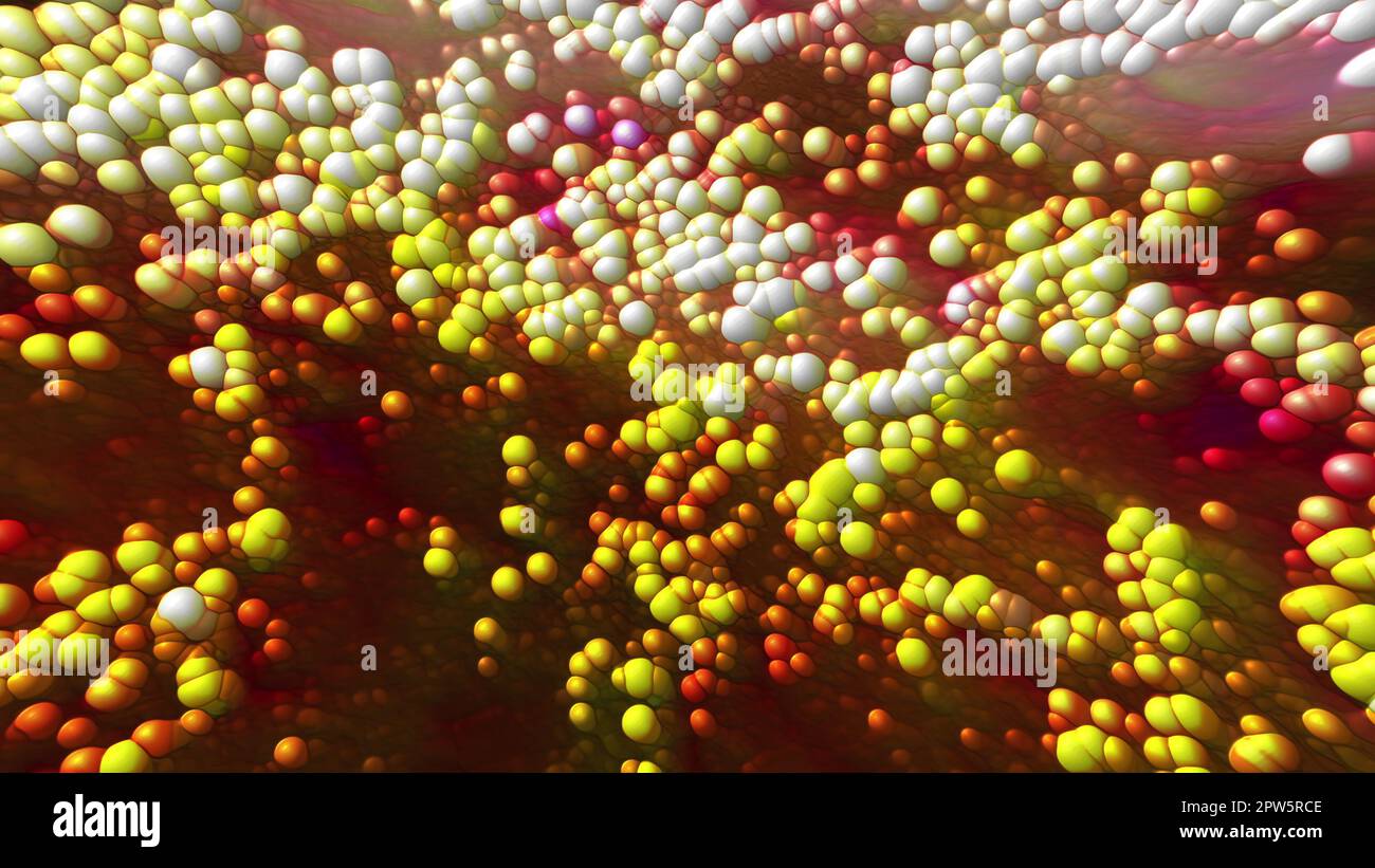 Abstract bubbles. Computer generated 3d render Stock Photo - Alamy