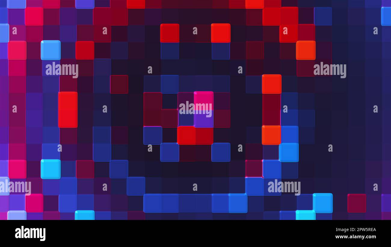 Abstract glass mosaic. Computer generated 3d render Stock Photo - Alamy