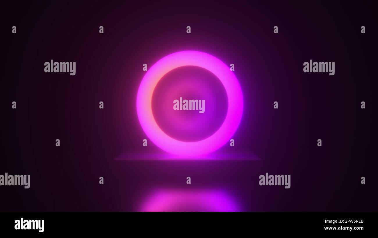Glowing ring. Computer generated 3d render Stock Photo - Alamy