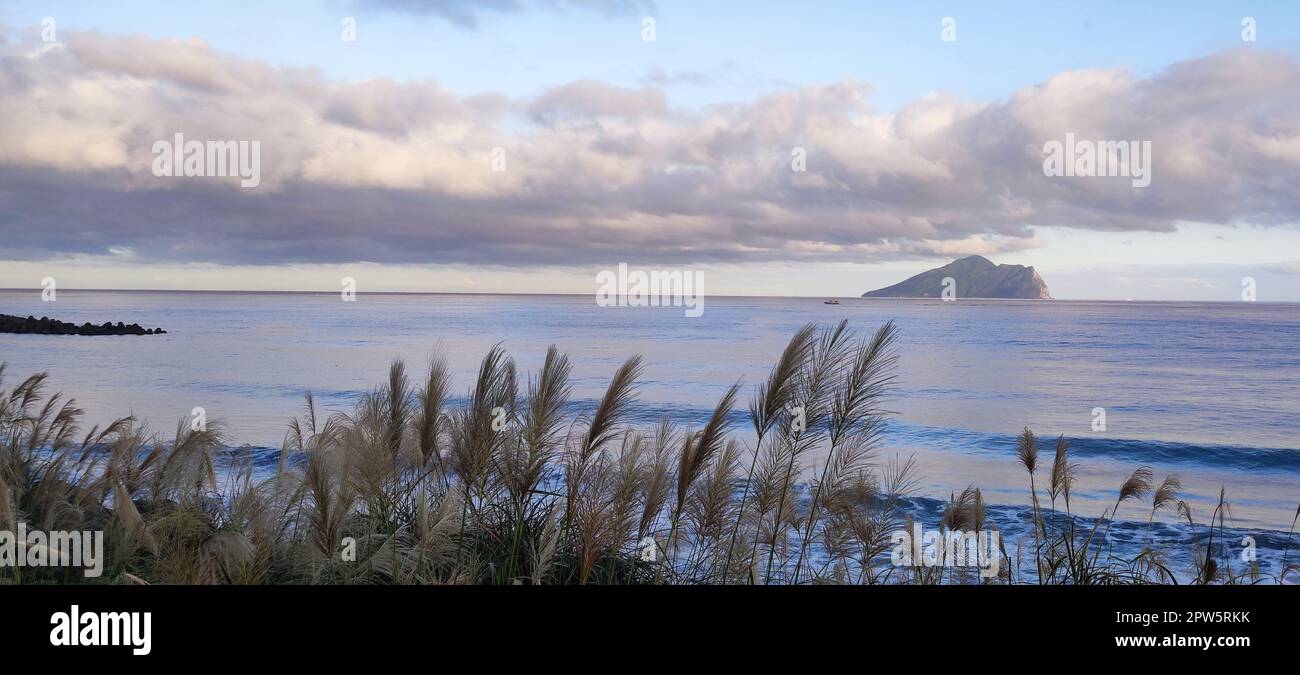 The Guishan Island Turtle Island in Yilan county, Taiwan Stock Photo ...