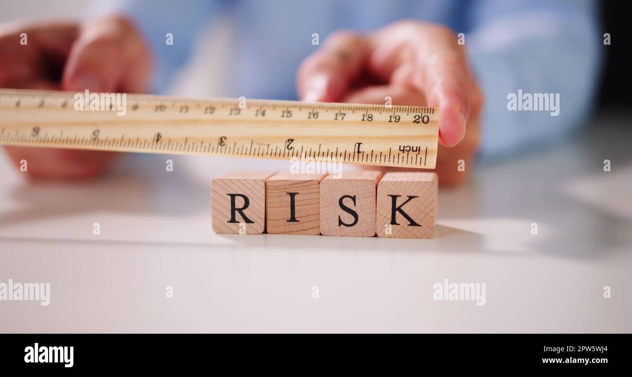 Risk Measurement And Strategic Assessment. Measure Using Scale Stock ...