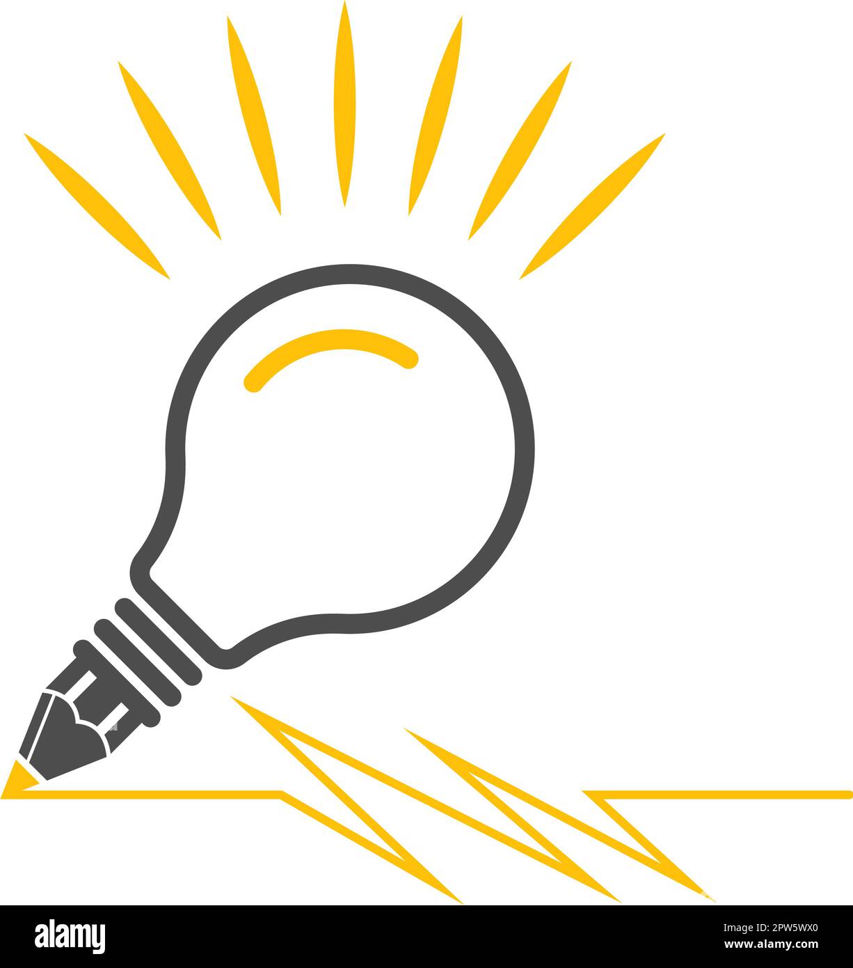 Lamp education icon logo design Stock Vector Image & Art - Alamy