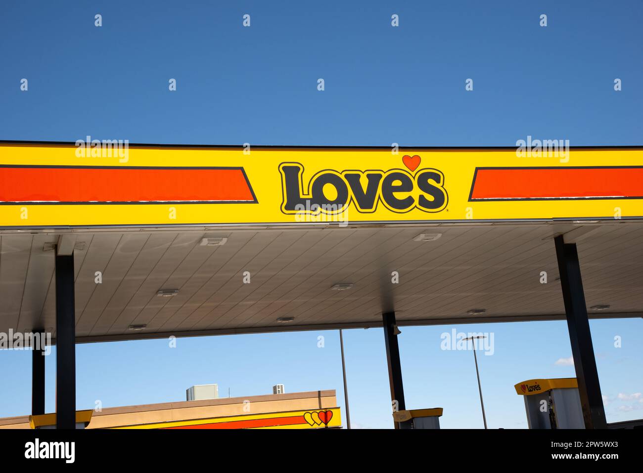 Love's travel stop &truck service. Phoenix, Arizona Stock Photo - Alamy