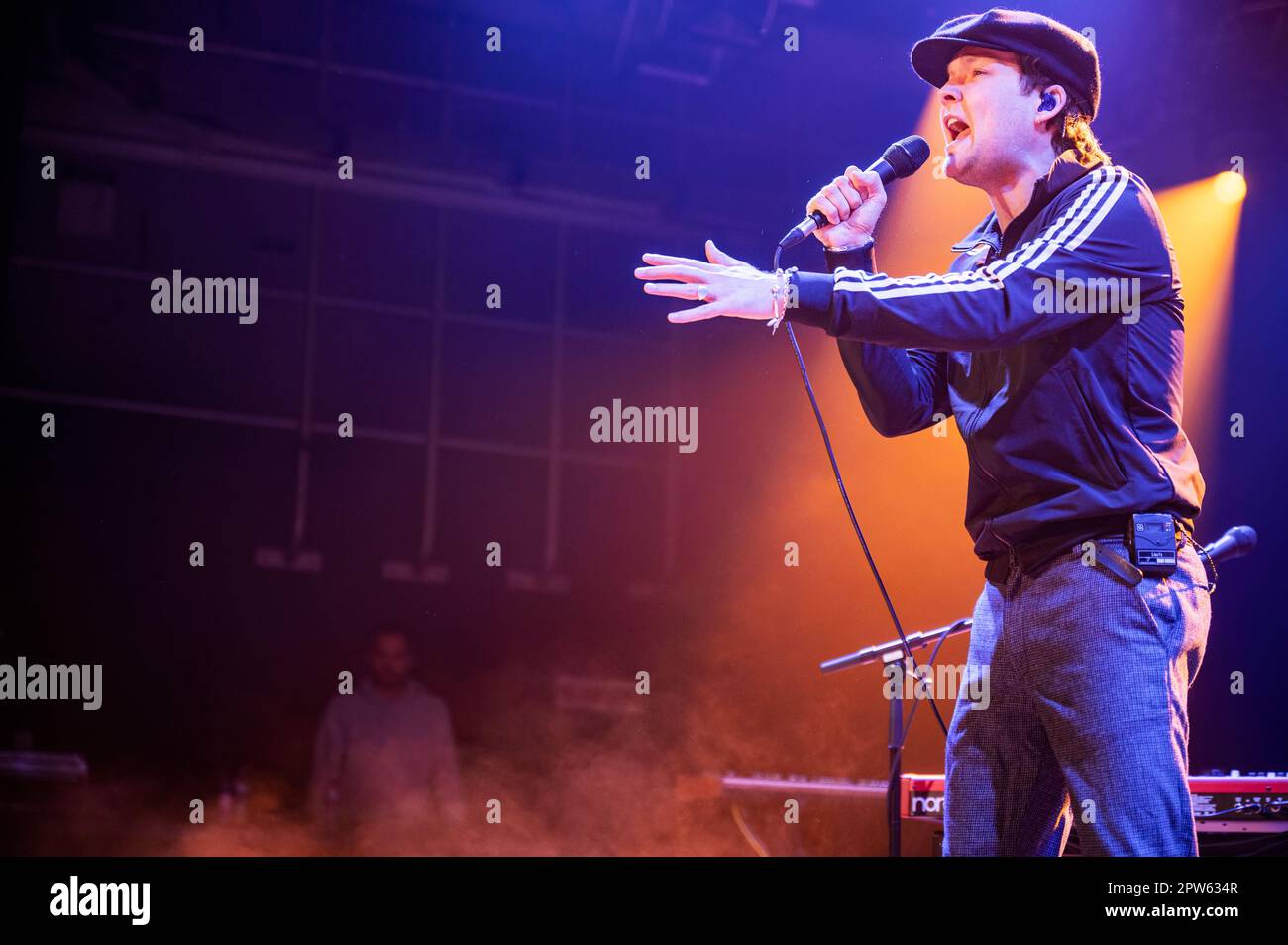 Manchester, UK. 28th April 2023. Louis Dunfords performs to a sold out ...
