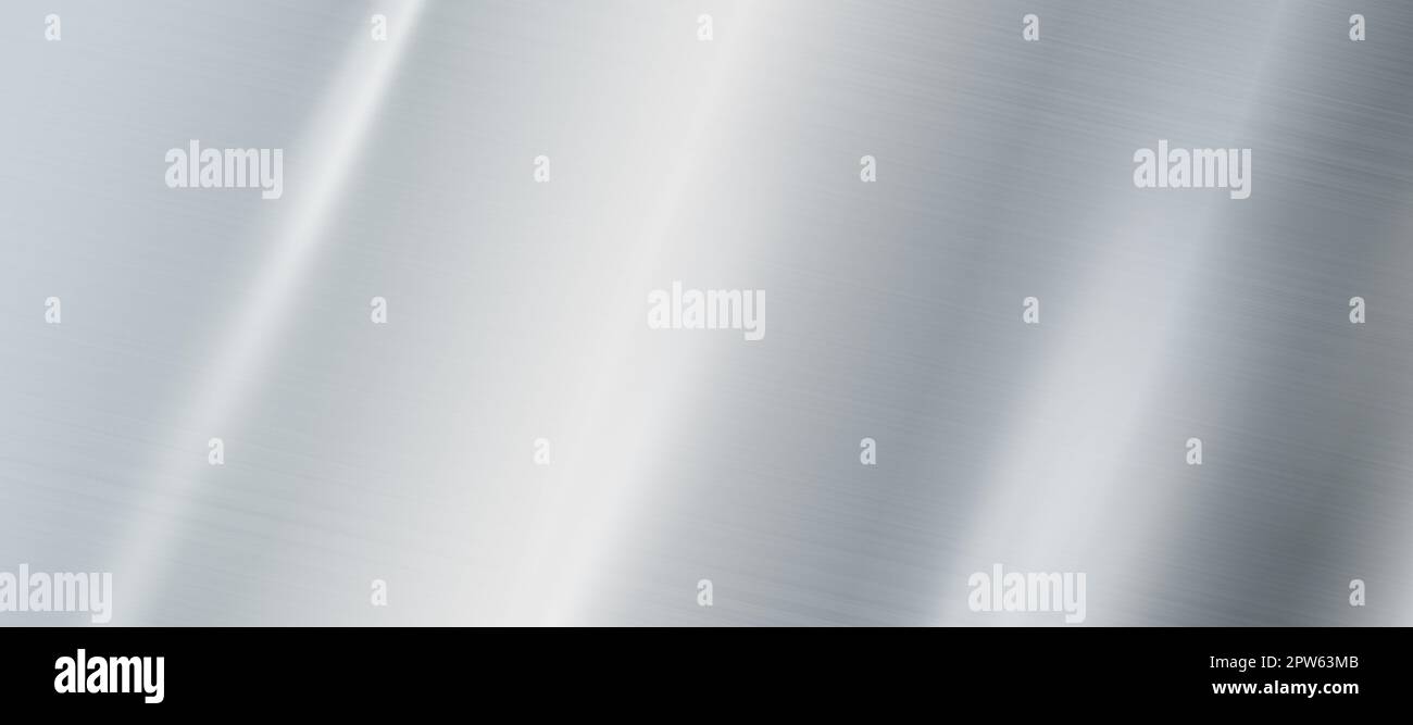 Panoramic background silver steel metal texture - Vector illustration ...