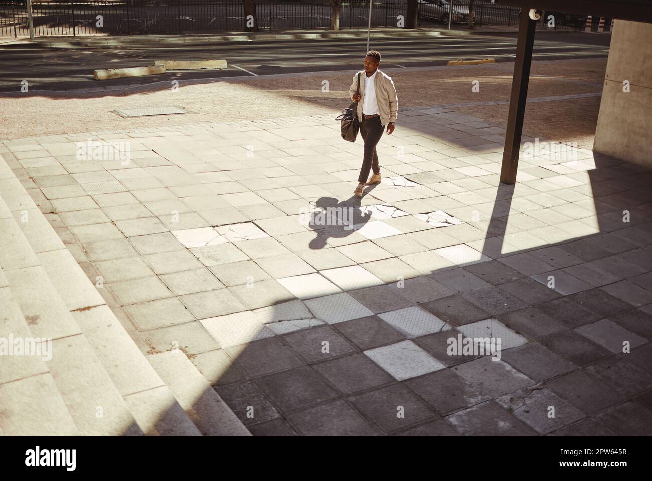 Businessman Walking To Work