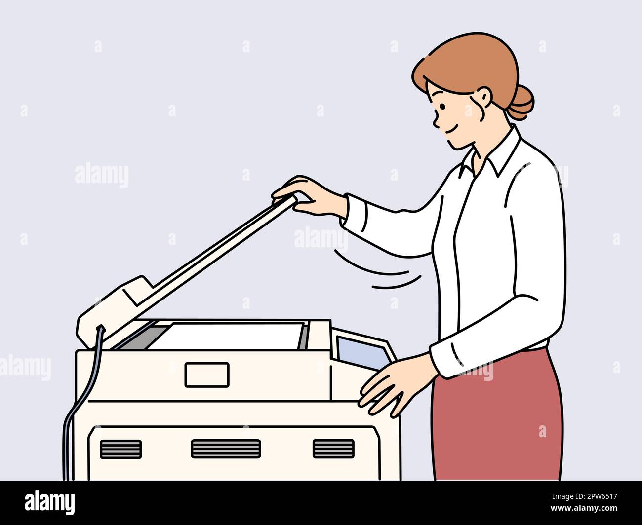 Photocopy document Stock Vector Images - Alamy