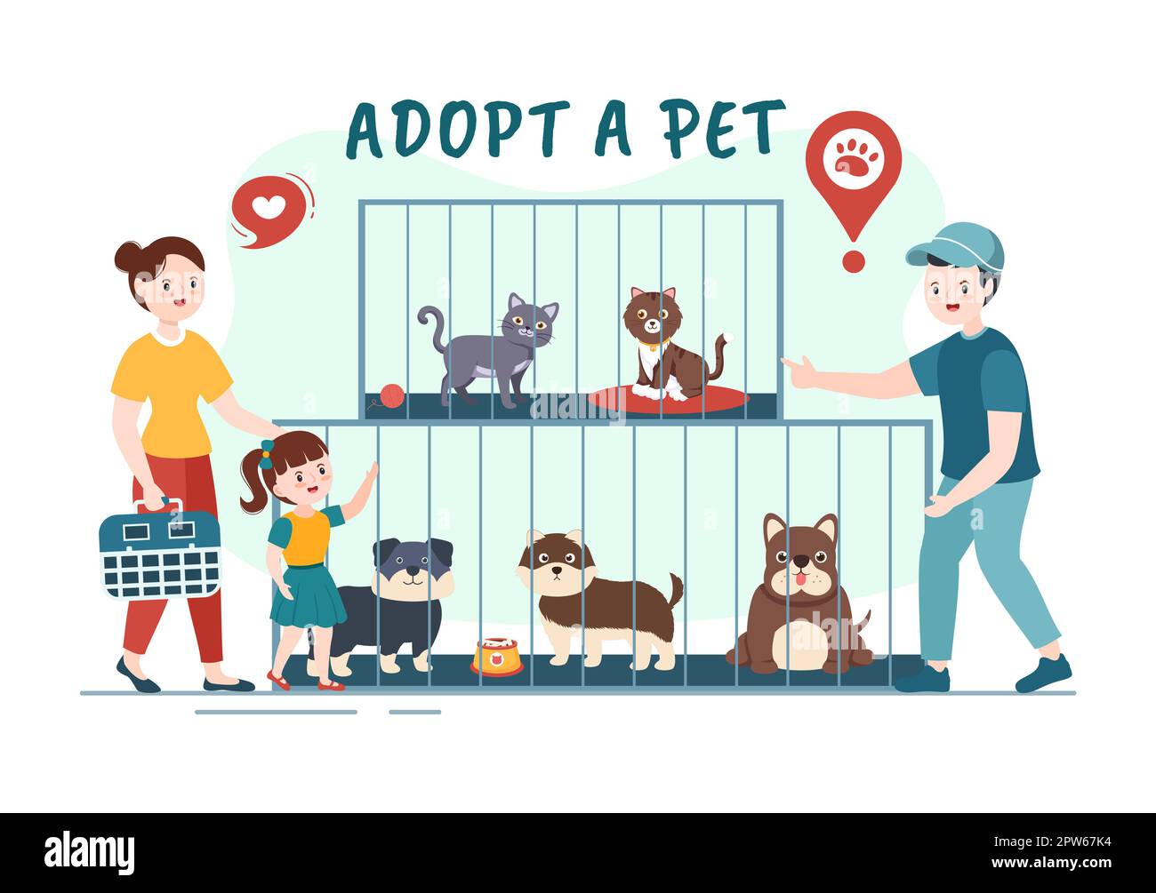Adopt a Pet From an Animal Shelter in the Form of Cats or Dogs to Care ...