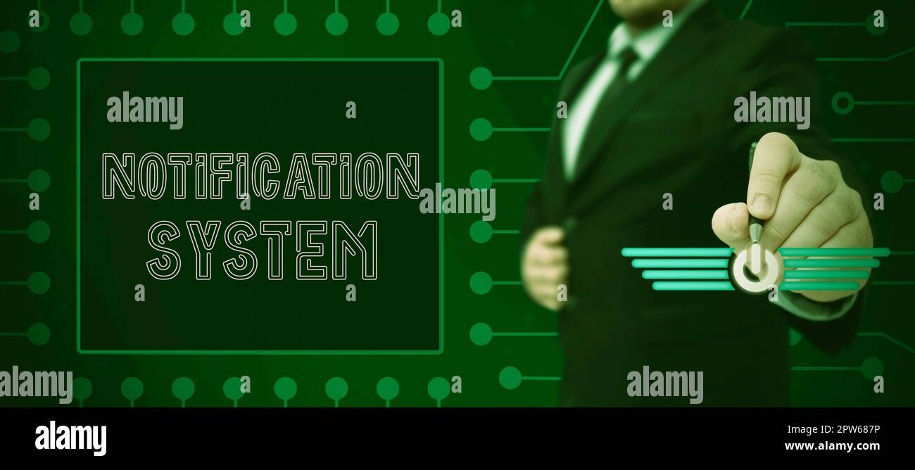 Inspiration Showing Sign Notification System Word For Do Not Forget To Be Connected Social