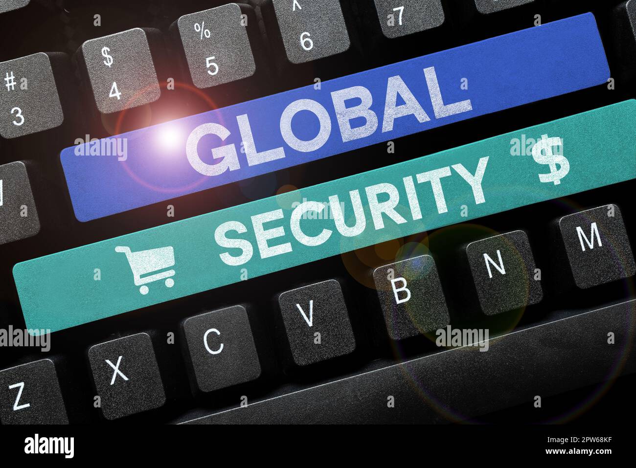 Conceptual caption Global Security, Business concept protection of the ...