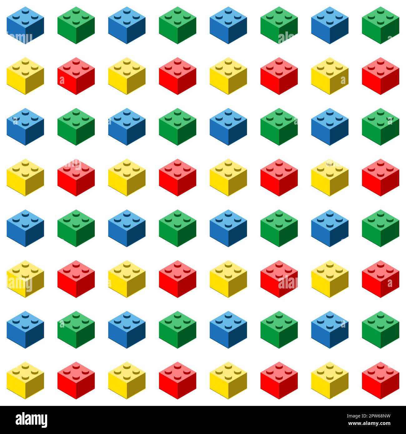 Lego block white background Stock Vector Images - Alamy