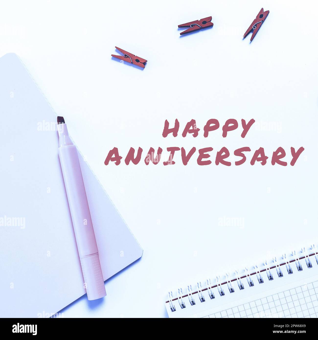 Handwriting text Happy Anniversary, Business approach Annual Special ...