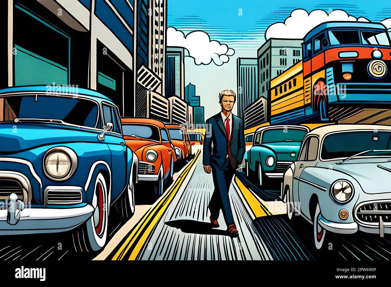 Man traffic jam auto hi-res stock photography and images - Alamy