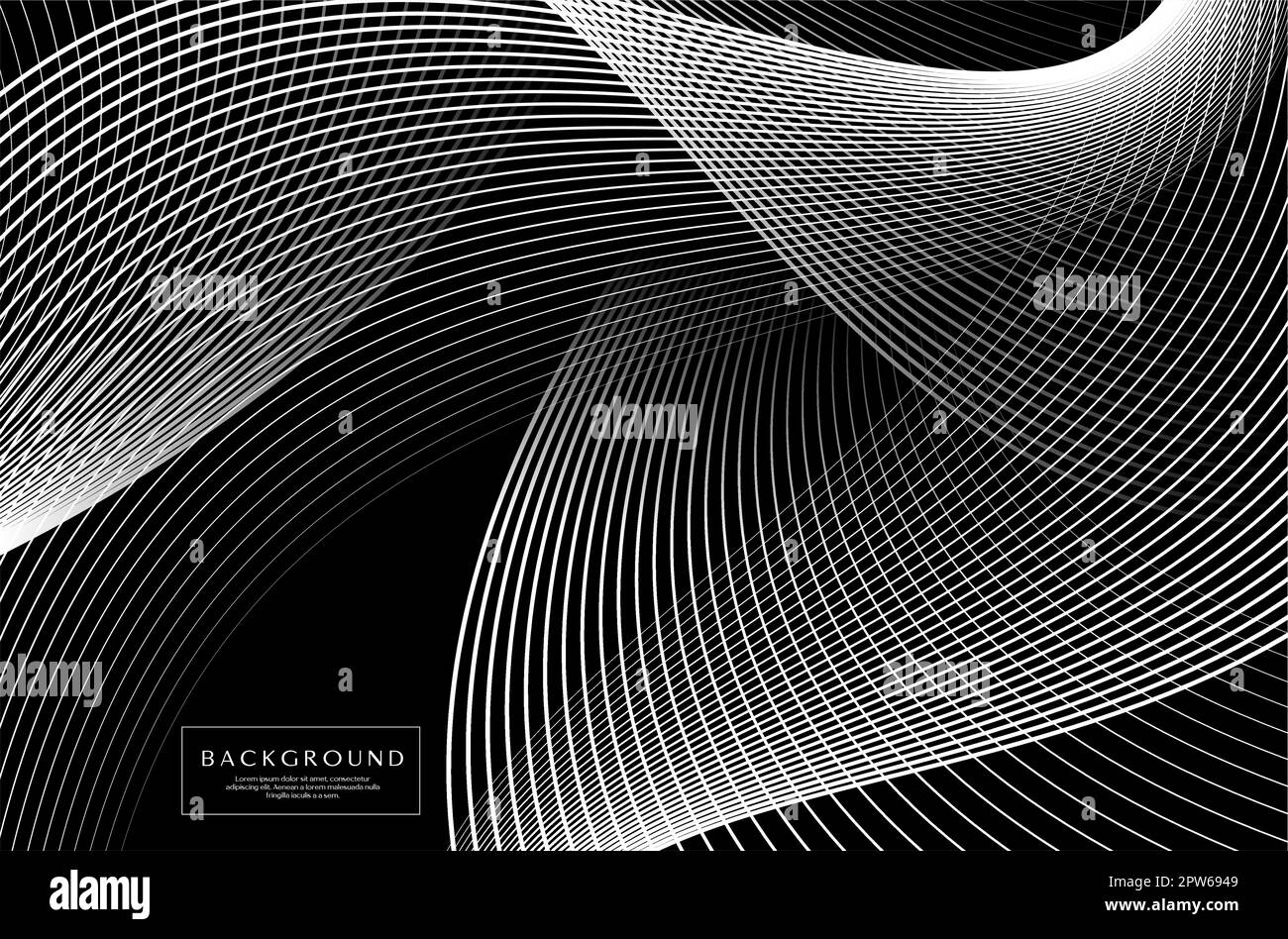 Blended line abstract background. Line art technology abstract ...