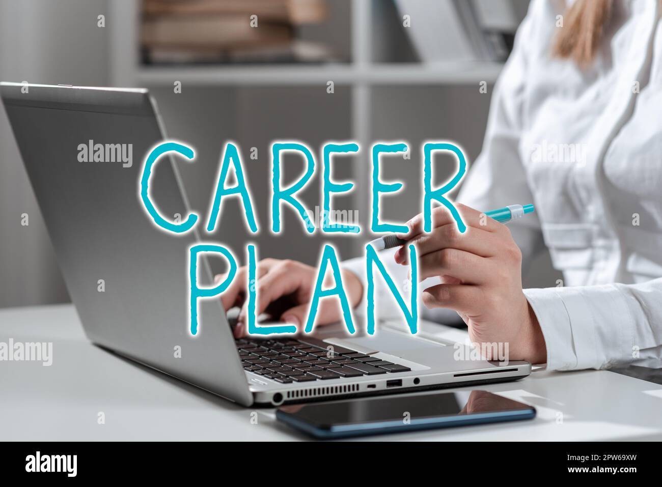 Handwriting text Career Plan, Business concept ongoing process where ...