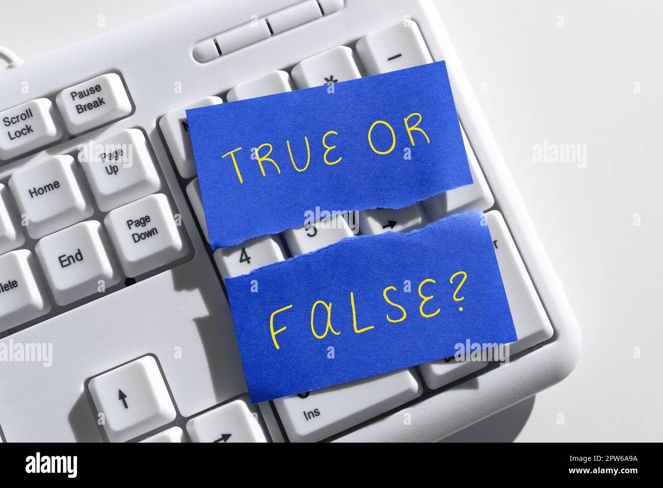 Text showing inspiration True Or Falsequestion, Concept meaning series ...
