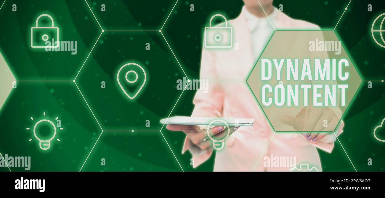 Writing displaying text Dynamic Content, Word for web content that ...