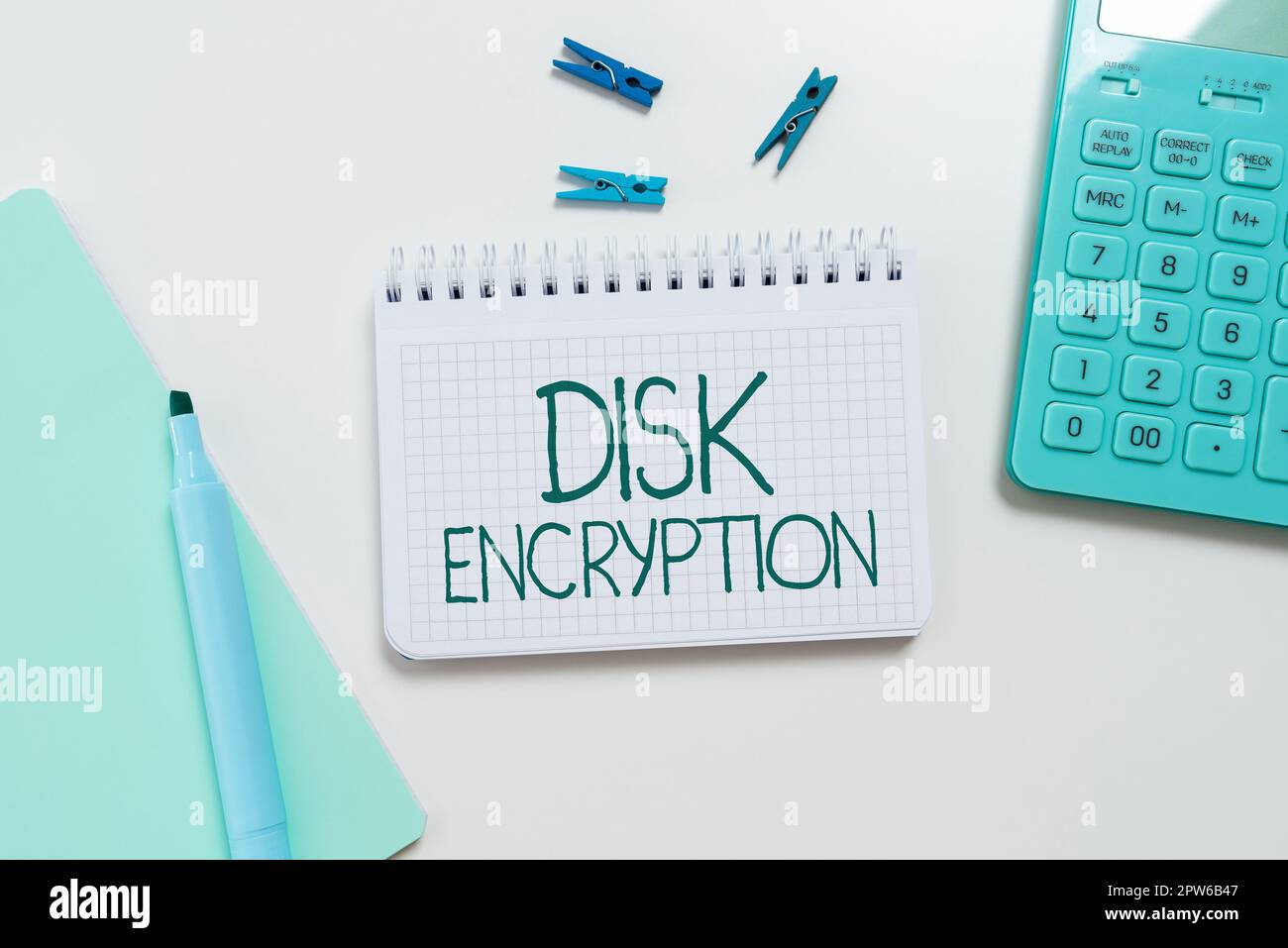Hand writing sign Disk Encryption, Business approach the security mechanism used to protect data ...