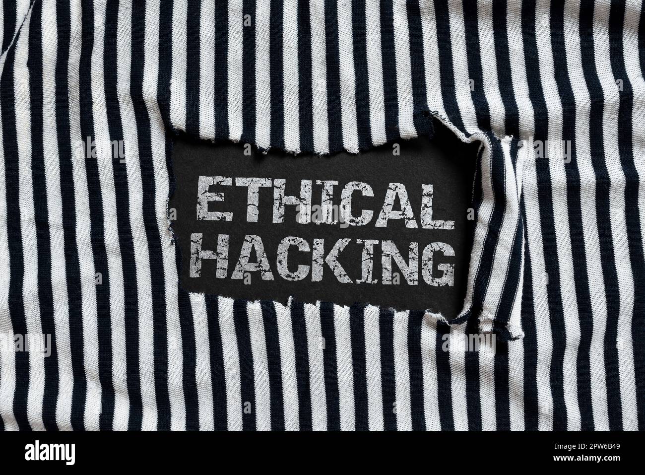 Text caption presenting Ethical Hacking, Word for act of locating ... Text caption presenting Ethical Hacking, Word for act of locating ...