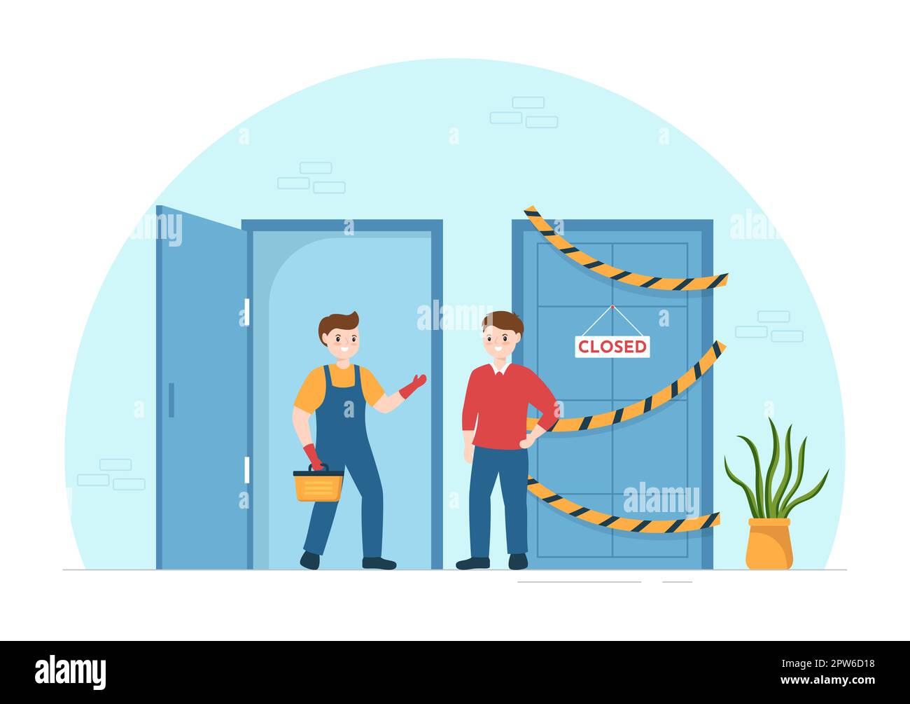 Window and Door Installation Service with Worker for Home Repair and ...