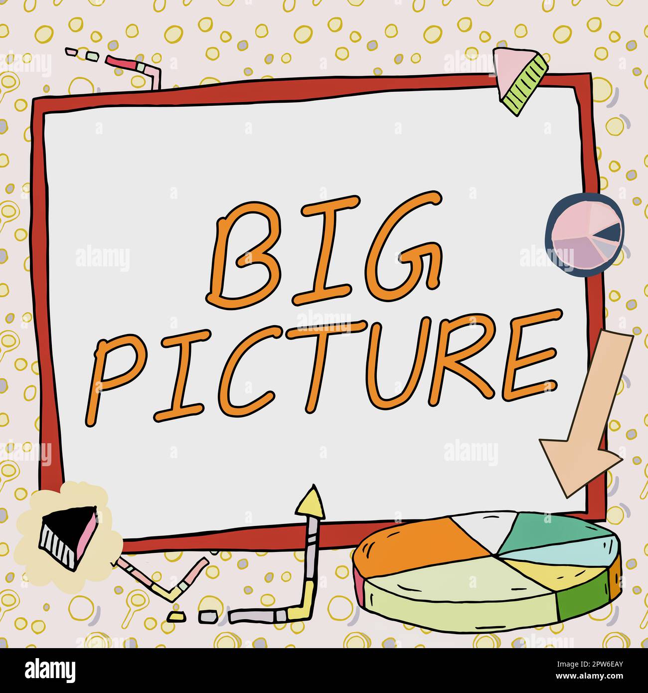 Handwriting text Big Picture, Internet Concept most important facts ...