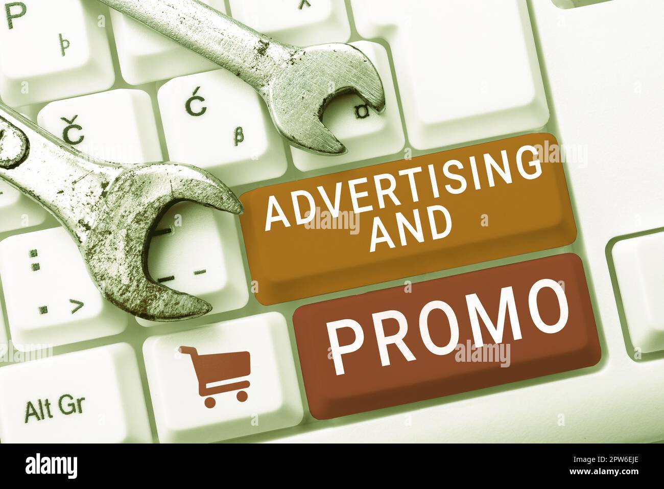 Text caption presenting Advertising And Promo, Business concept ...