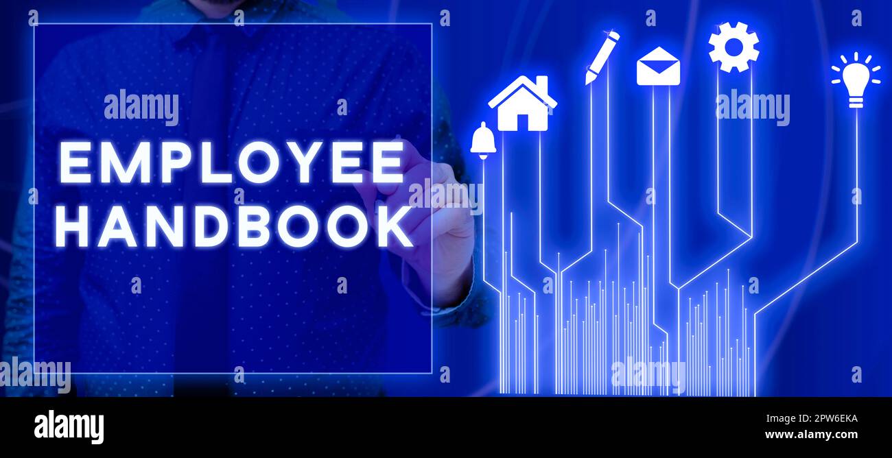 Inspiration showing sign Employee Handbook, Conceptual photo Document ...