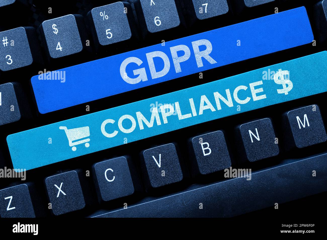 Conceptual display GDPR Compliance, Word Written on protection and ...