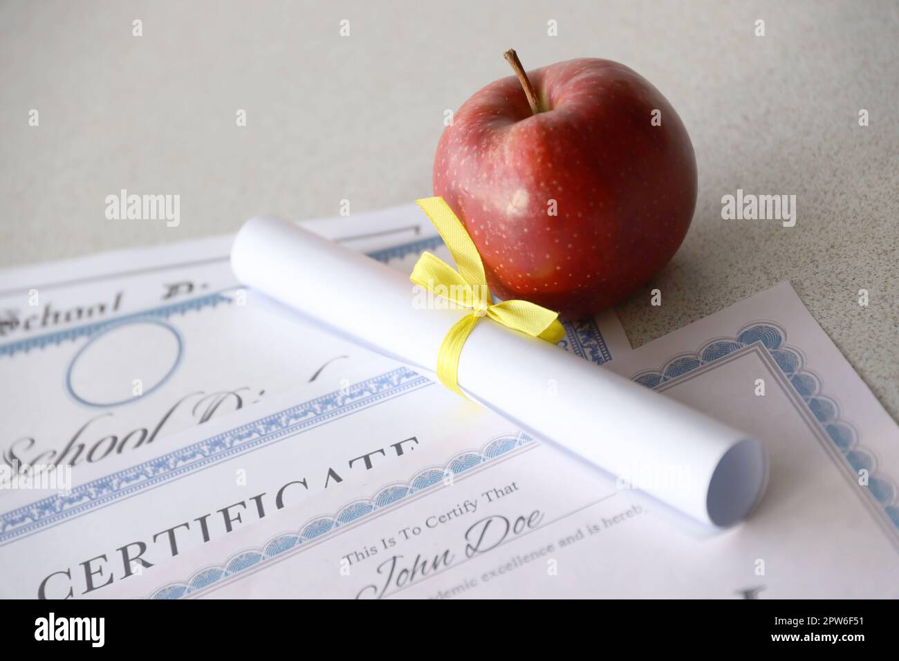 A honor roll recognition, certificate of achievement and high school ...