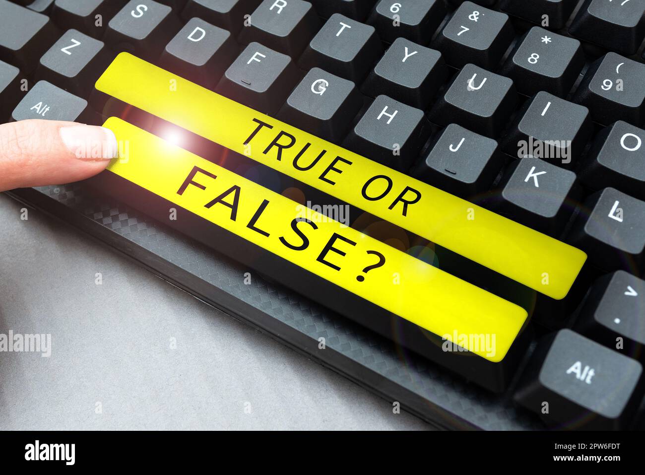 Sign displaying True Or Falsequestion, Business idea series of ...