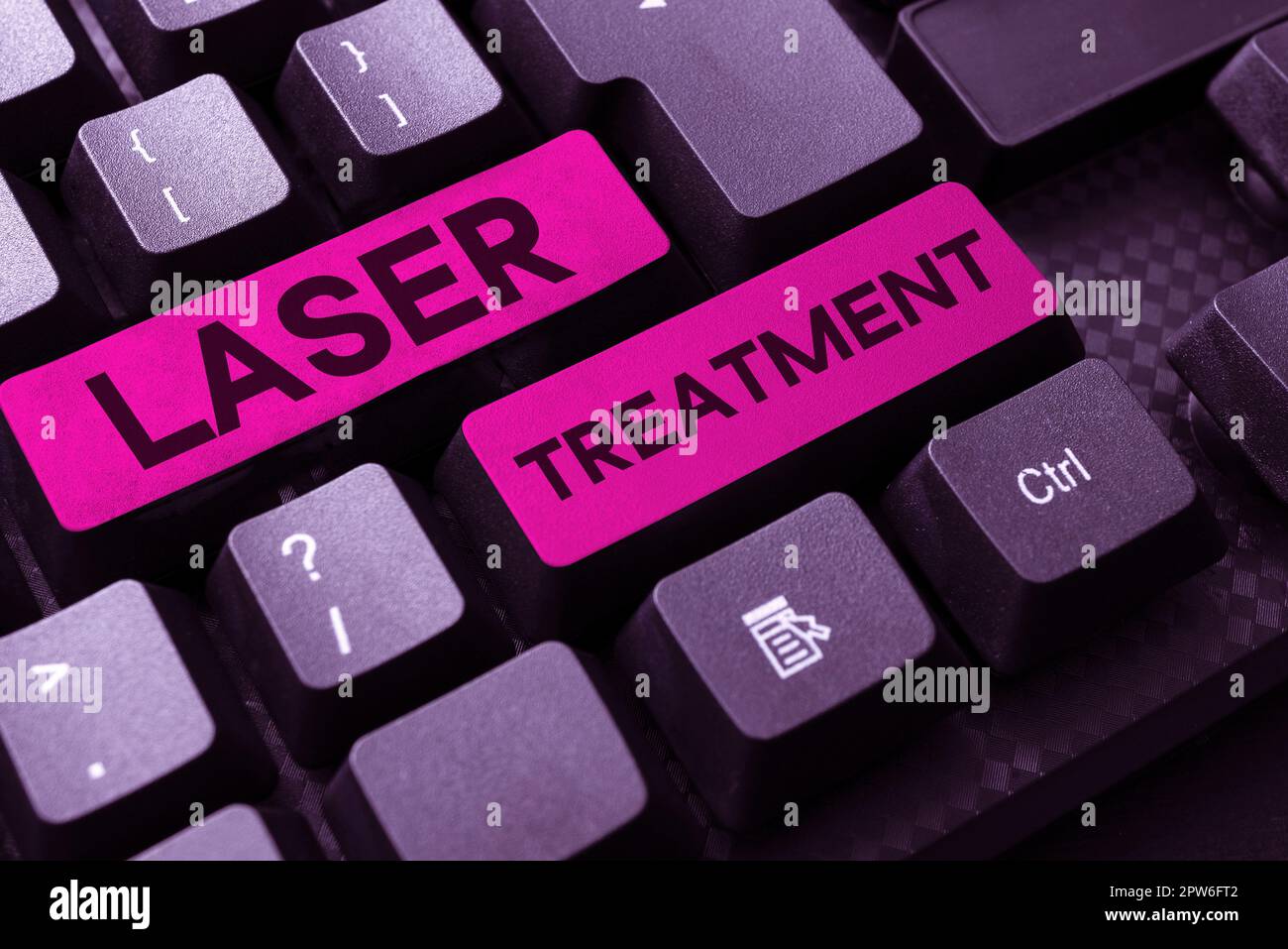Text caption presenting Laser Treatment, Word for any of various ...