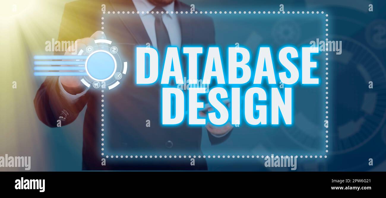 Inspiration showing sign Database Design, Business approach ...