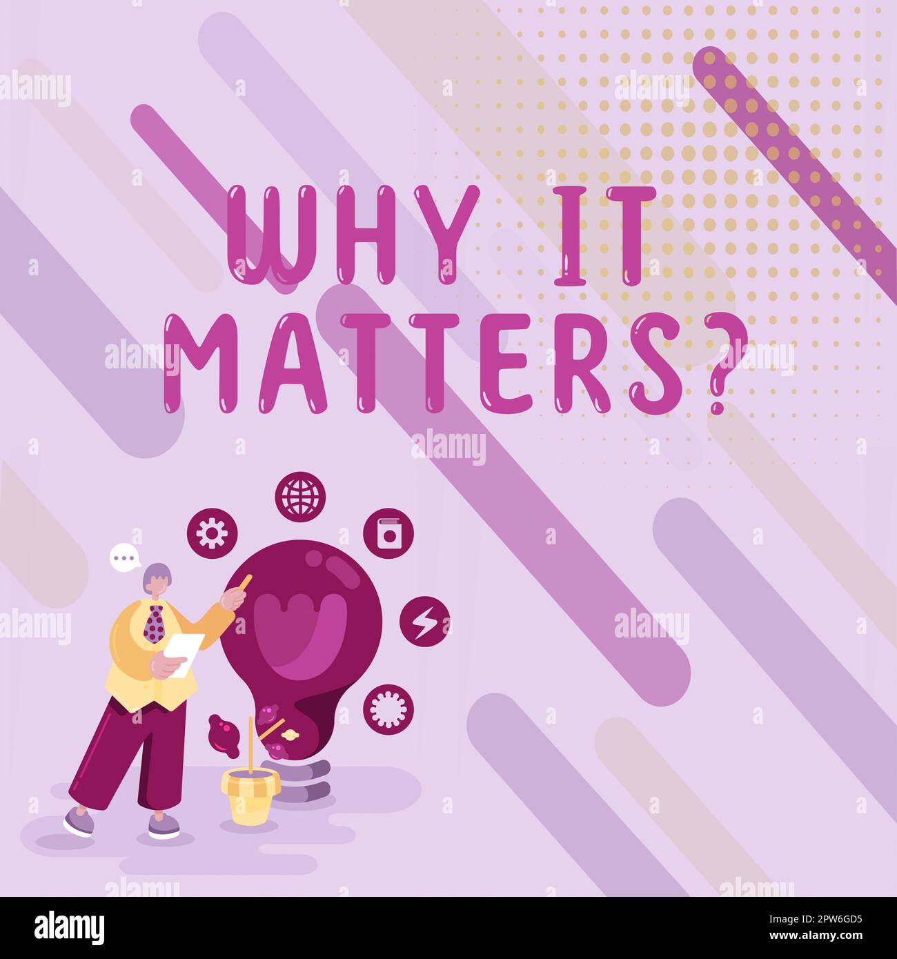 Sign displaying Why It Mattersquestion, Word Written on Important ...