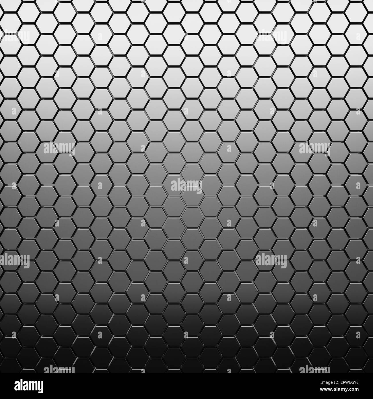 Modern Metallic Honeycomb And Hexagon Background Pattern 3d Rendering