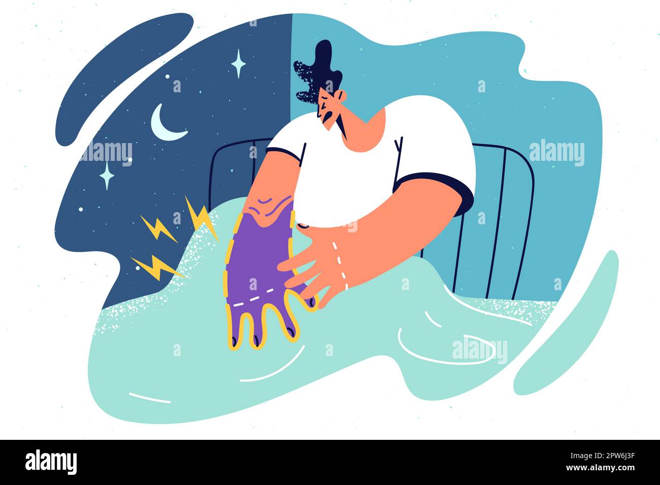 Numbness Cartoons Illustrations Vector Stock Images