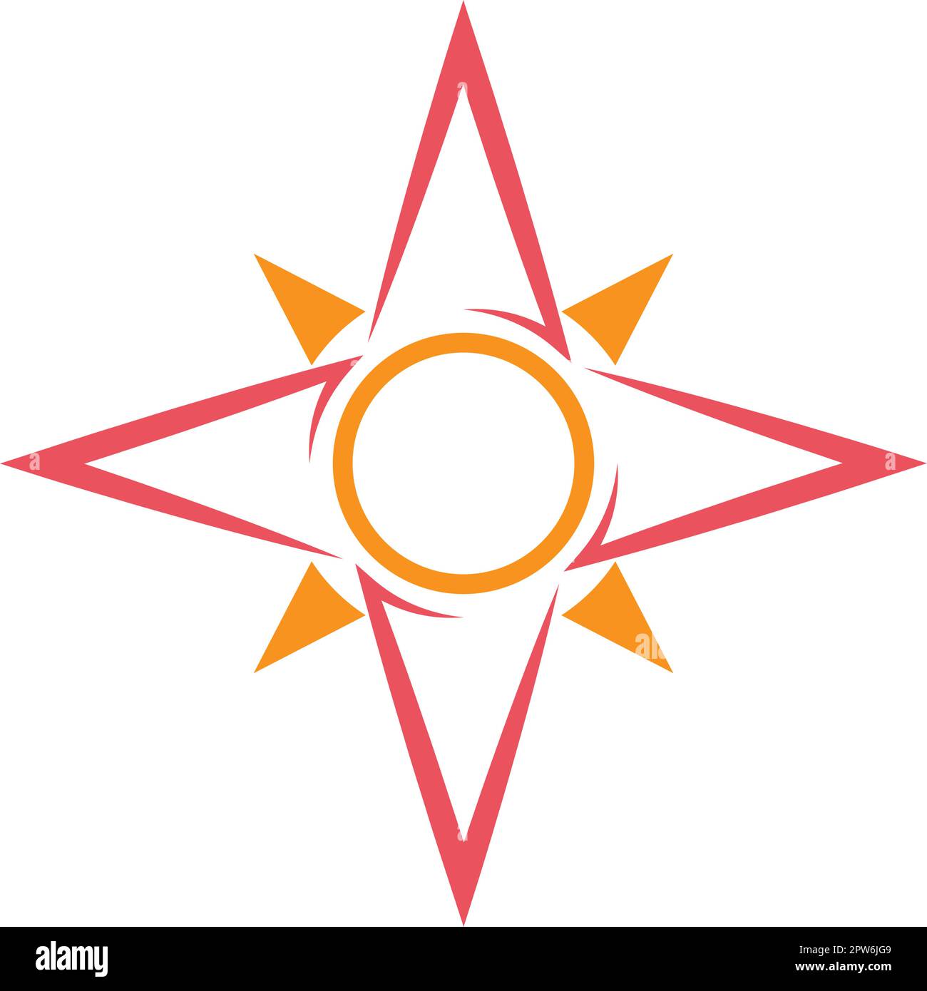 Compass logo icon design Stock Vector Image & Art - Alamy