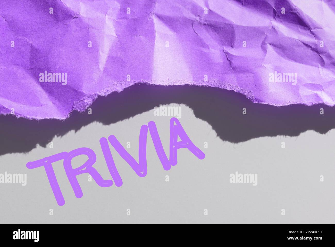 Sign displaying Trivia, Concept meaning details considerations pieces ...