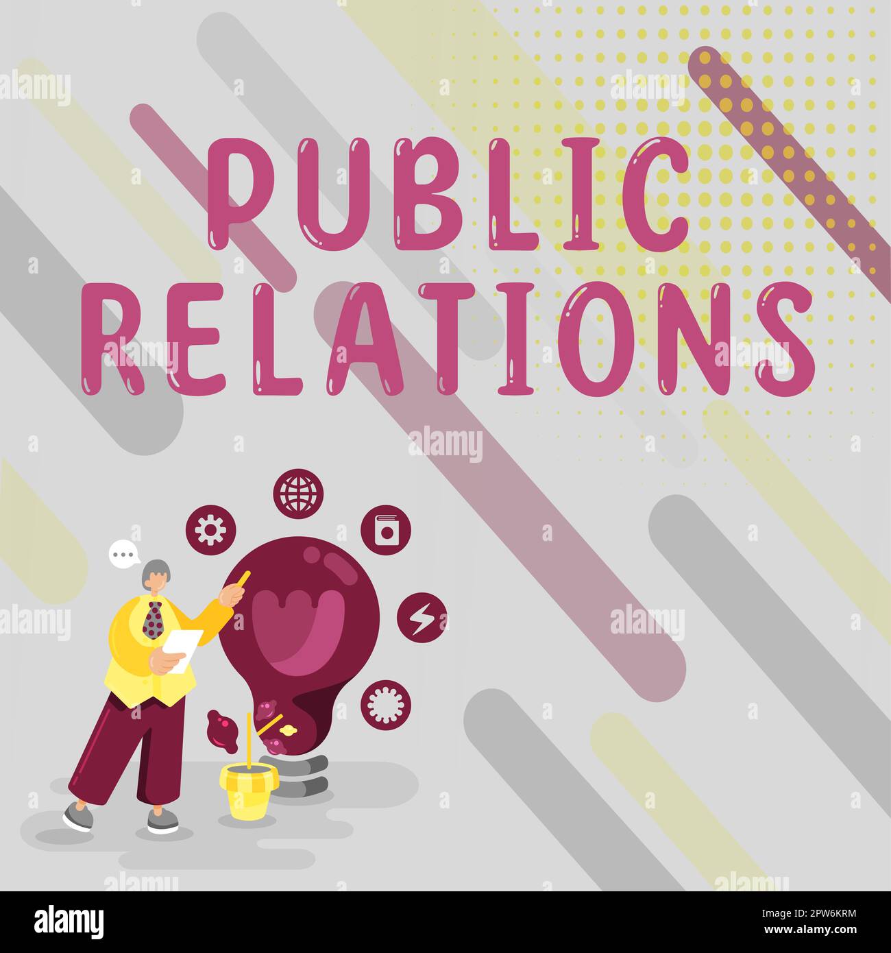 Conceptual display Public Relations, Concept meaning Communication ...