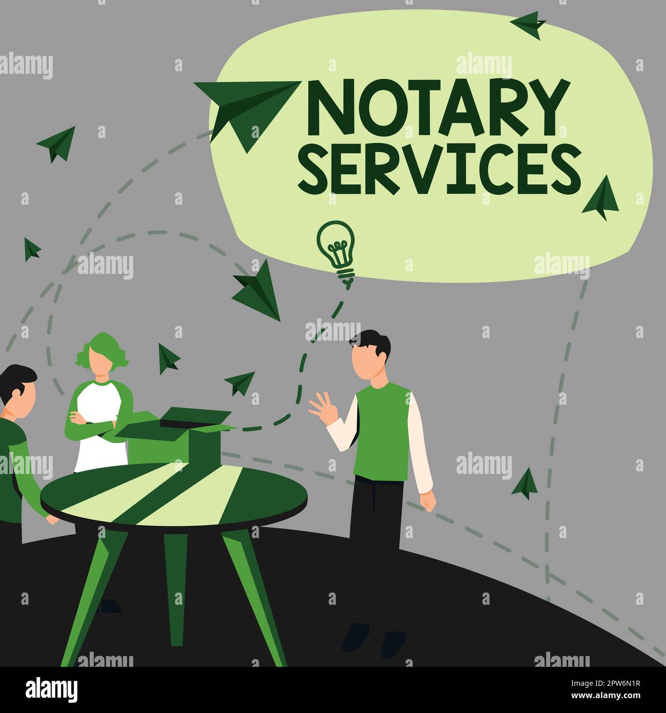 Writing displaying text Notary Services, Word for services rendered by ...