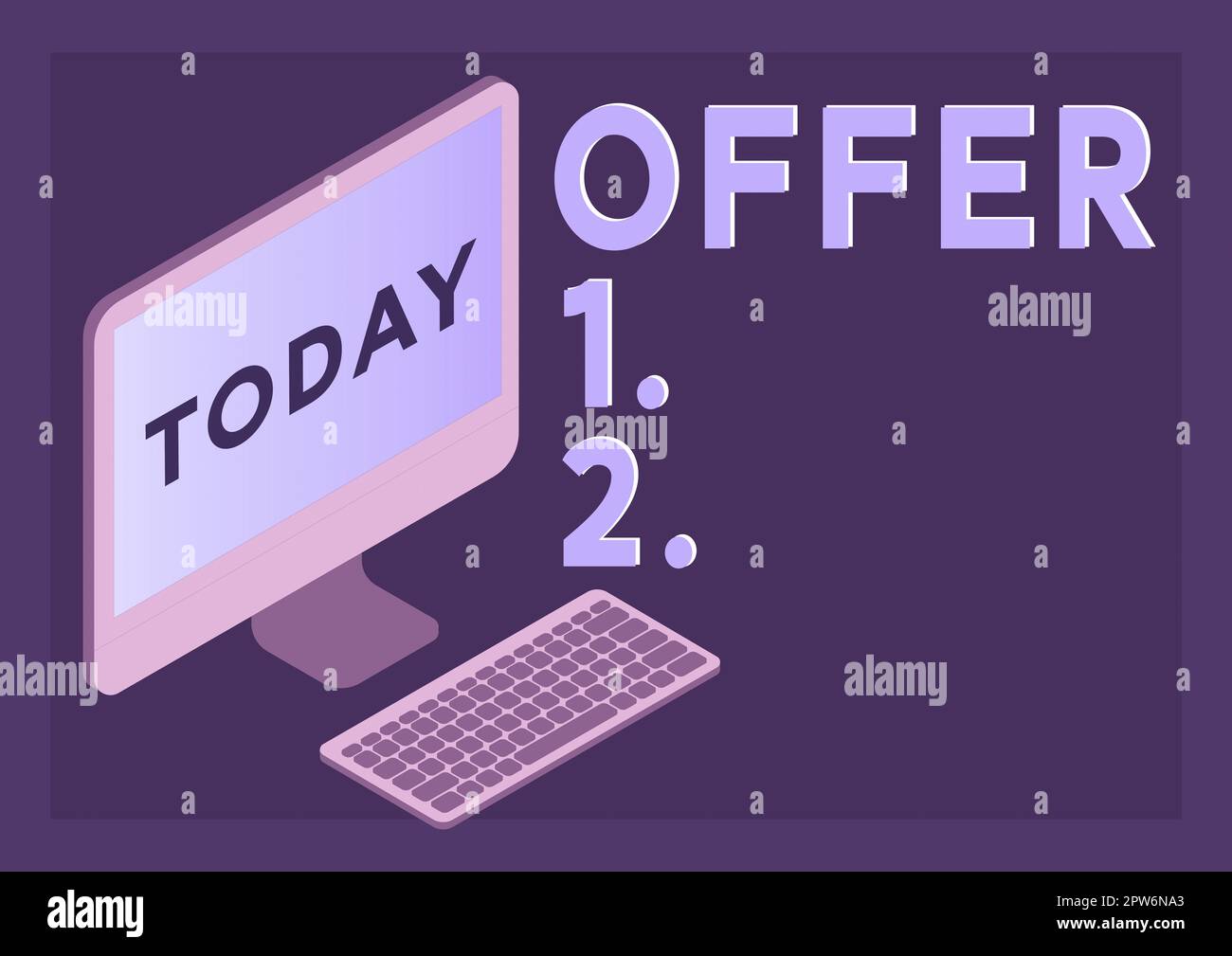 Sign displaying Offer, Business idea resent or proffer something for ...