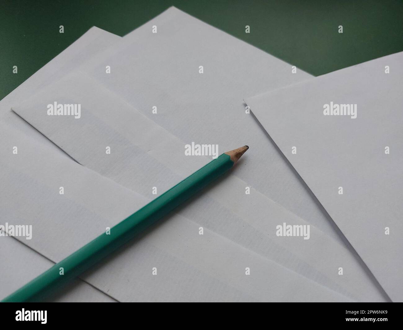 Envelope for sending letters in a the post office Stock Photo - Alamy