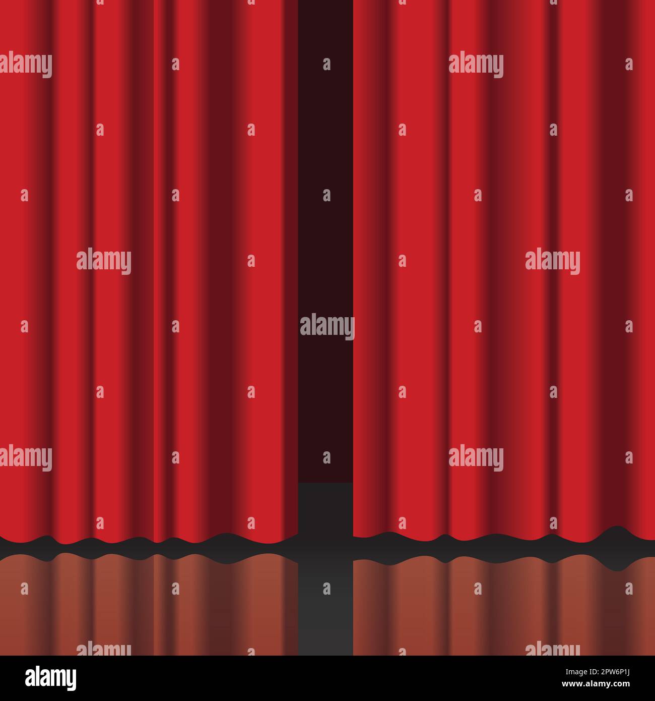 theater backdrop vector illustration element design template Stock ...