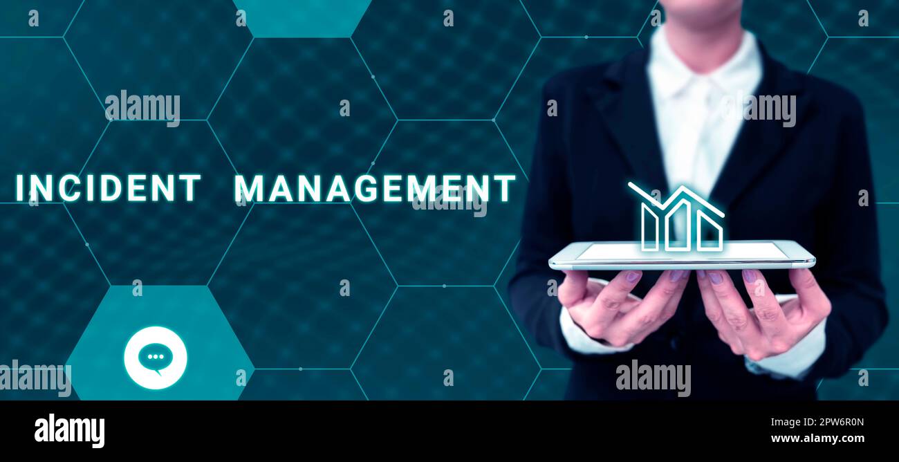 Inspiration showing sign Incident Management, Business showcase Process ...