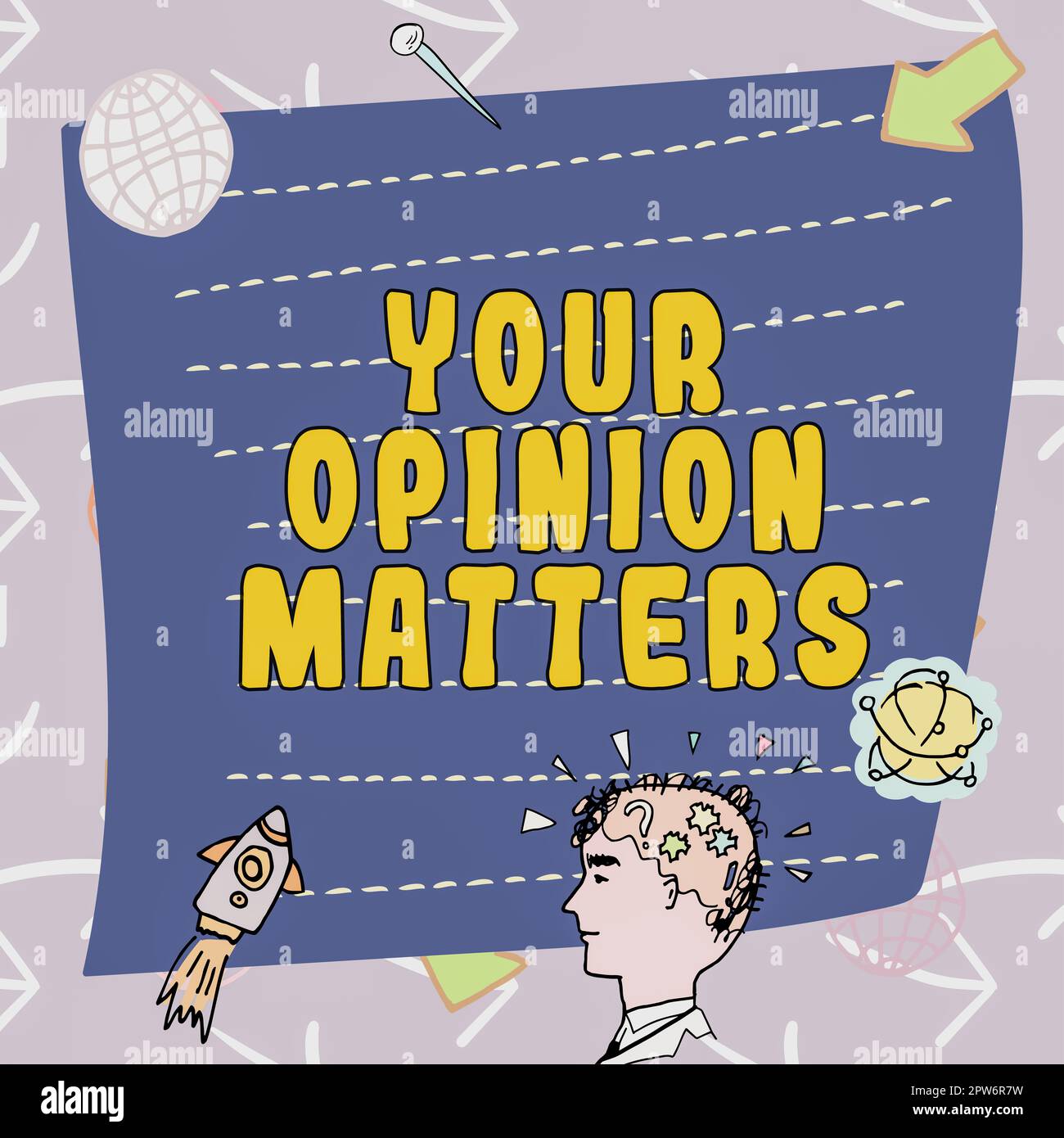 Inspiration showing sign Your Opinion Matters, Business showcase to ...