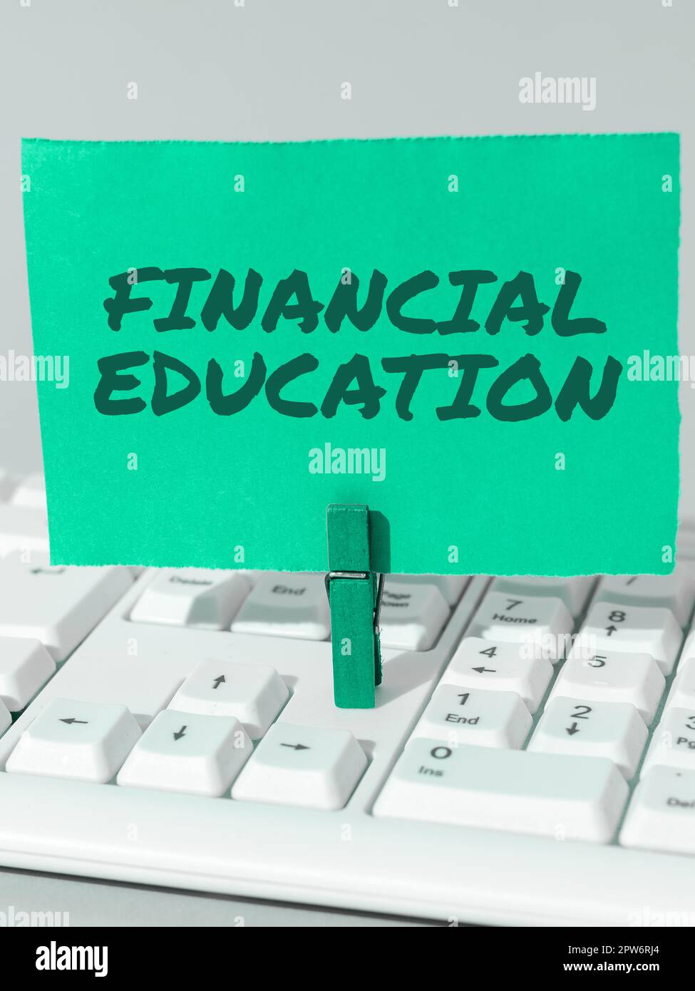 Hand writing sign Financial Education, Internet Concept Understanding ...