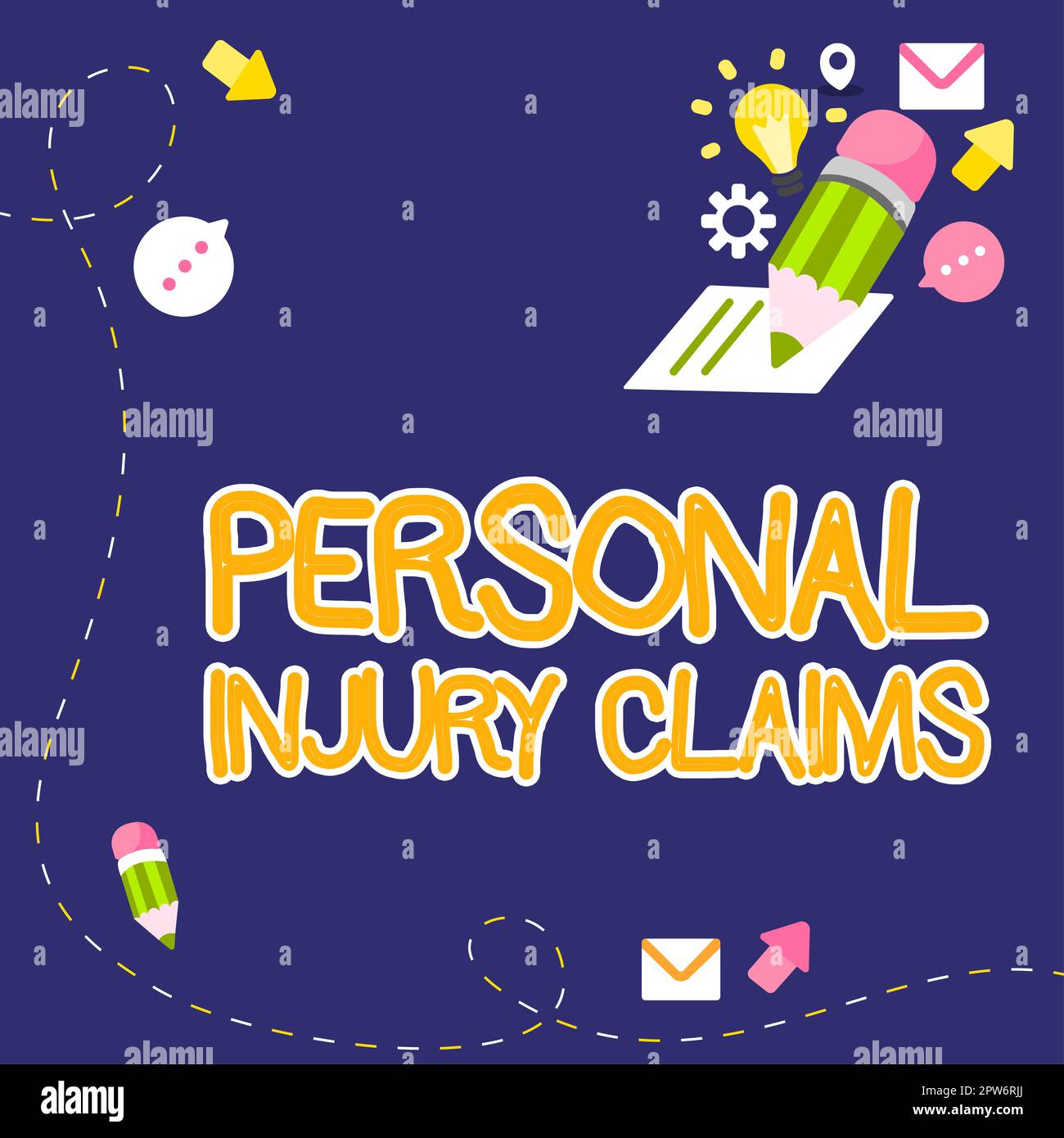 Inspiration showing sign Personal Injury Claims, Internet Concept being ...