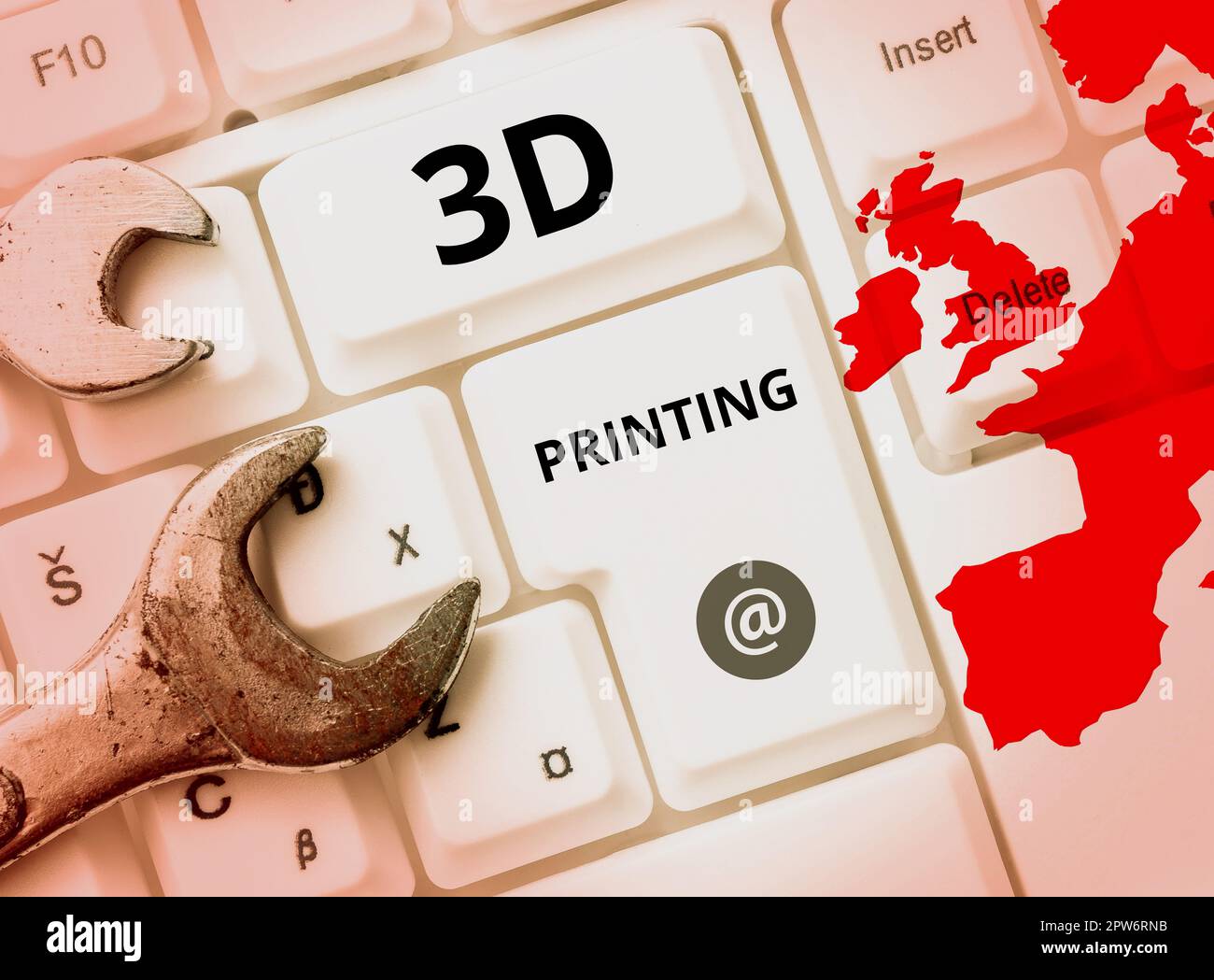 Handwriting text 3D Printing, Internet Concept making a physical object ...