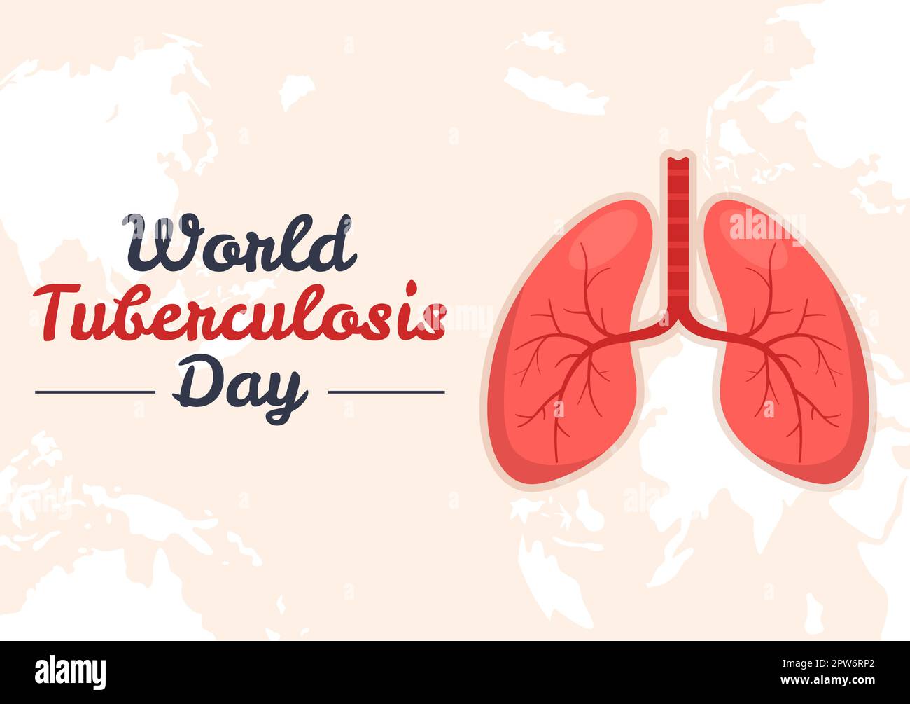 World Tuberculosis Day on March 24 Illustration with Pictures of the ...