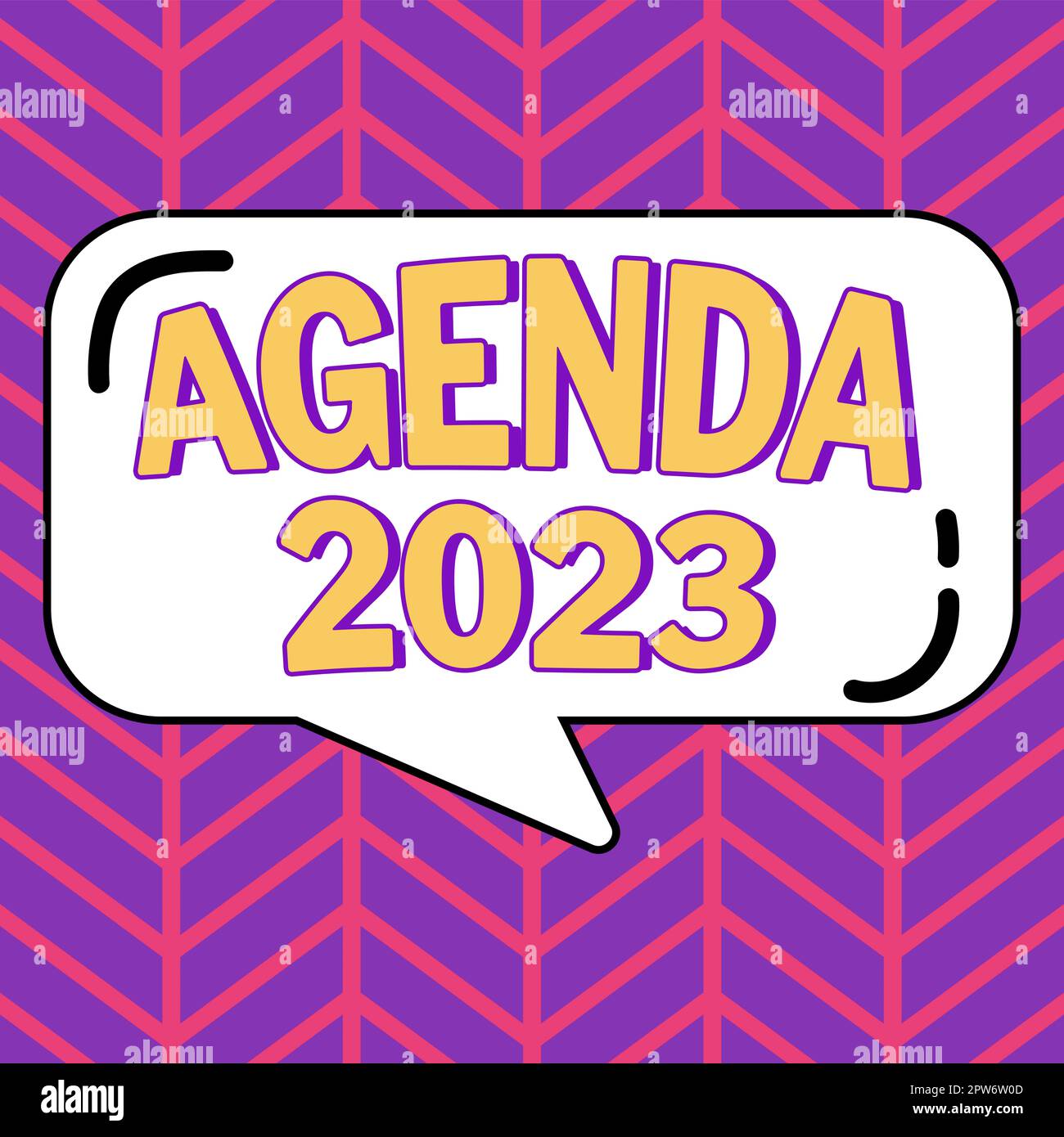 Inspiration showing sign Agenda 2023, Word Written on list of ...