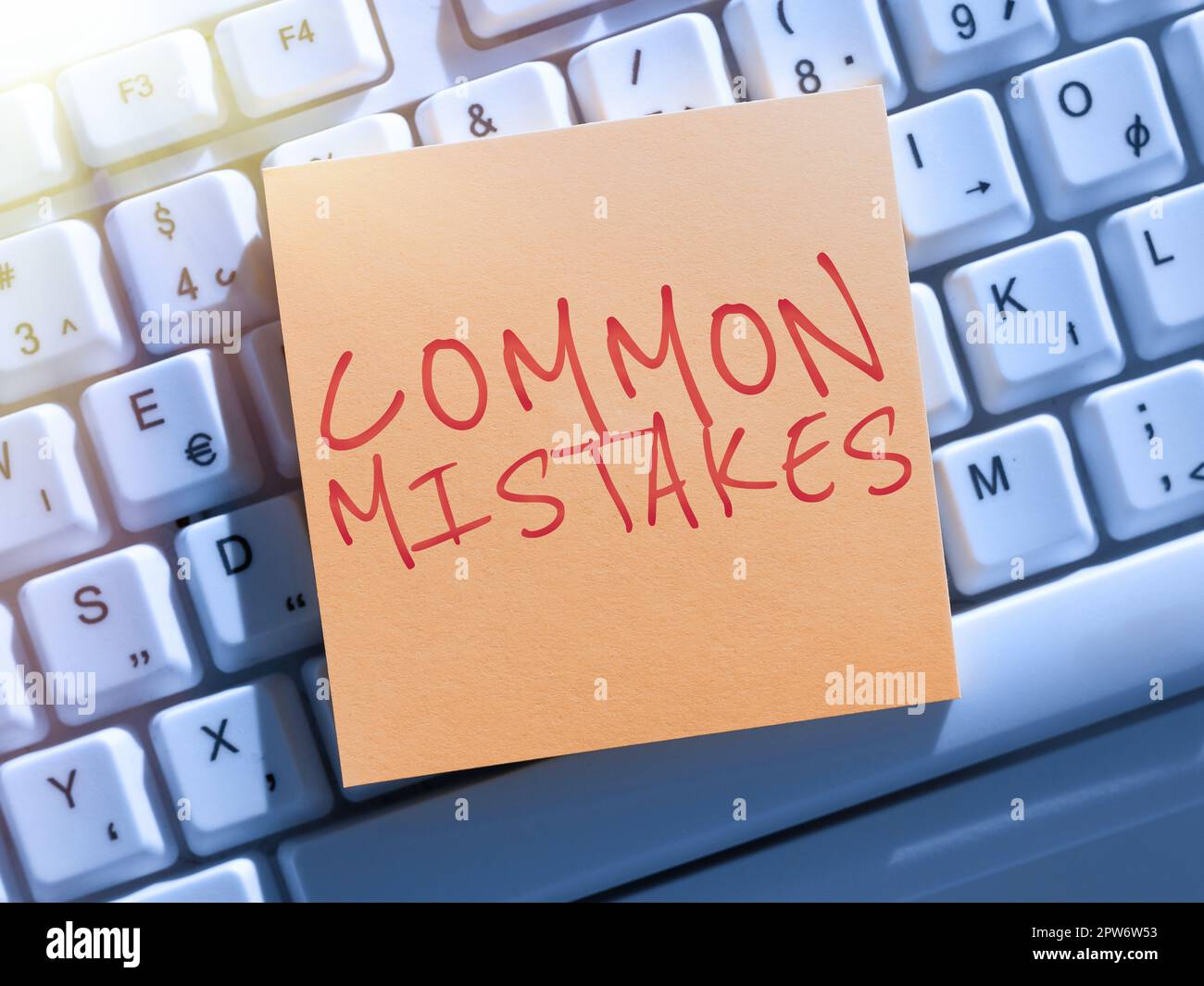 Inspiration showing sign Common Mistakes, Concept meaning actions that ...